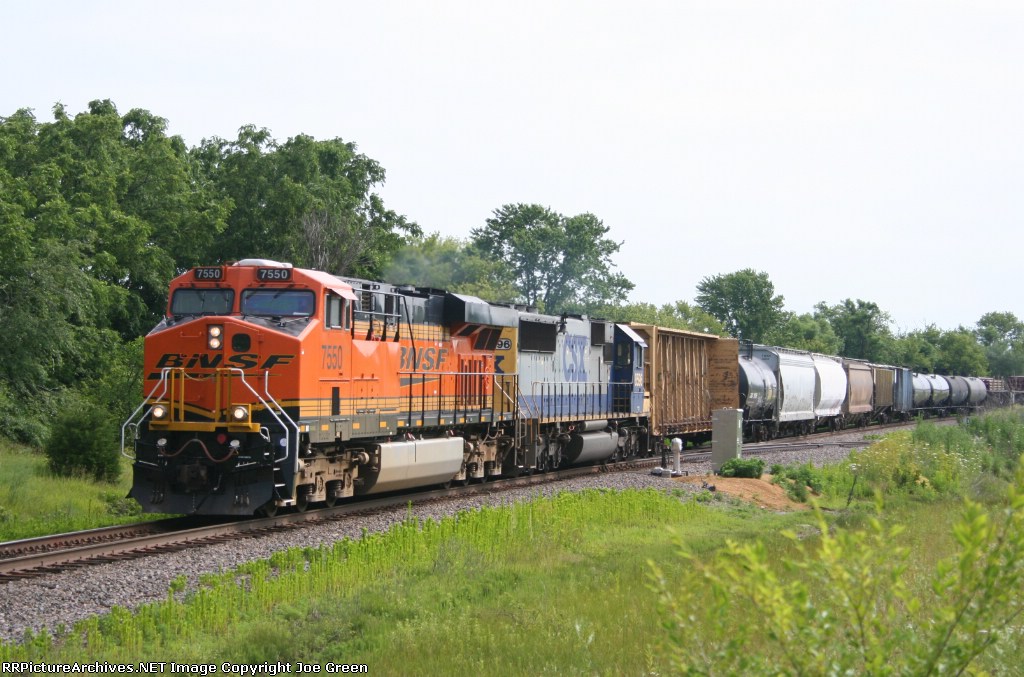 BNSF 7550
